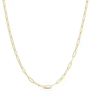 KOZAKH Small Flat Link Chain Necklace - Gold