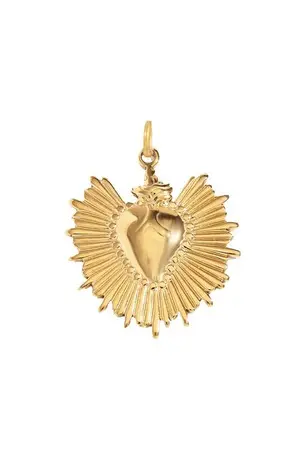 KOZAKH Power Heart Charm - Gold