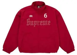 Supreme Umbro Rhinestone Track Jacket - Red