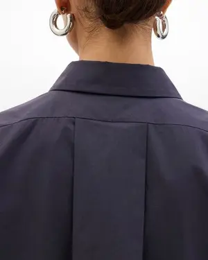 Another Tomorrow Cropped Sleeveless Shirt