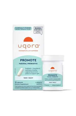 UQORA Promote Support Vaginal Health Probiotic For With Lactoferrin - None