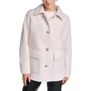 LEVI'S Boucle Shacket Cream