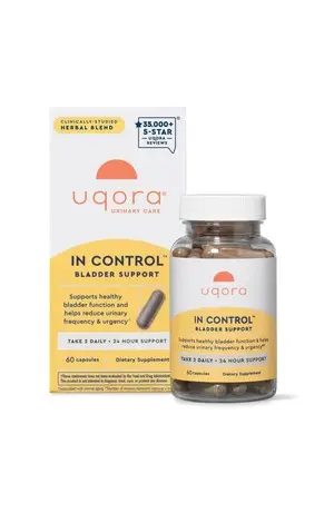 UQORA In Control Bladder Support Daily Bladder Care & Support For Urinary Comfort Made With Botanicals - None