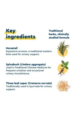 UQORA In Control Bladder Support Daily Bladder Care & Support For Urinary Comfort Made With Botanicals