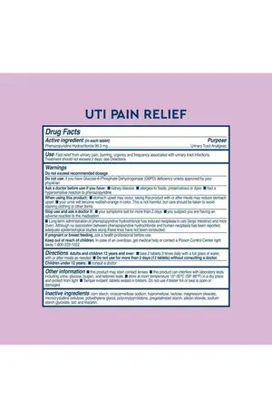 UQORA Uti Test Strip Kit With 12 Uti Pain Relief Tablets And 12 Urinary Tract Support Tablets