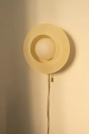 WOOJ DESIGN Helios Sconce - Eggshell
