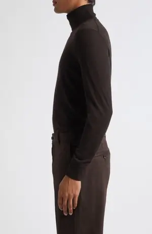 Isaia Wool Turtleneck Sweater