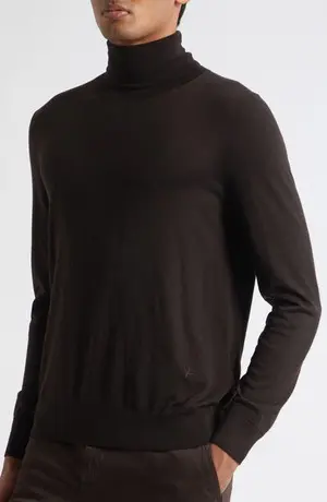 Isaia Wool Turtleneck Sweater