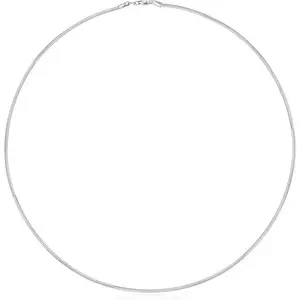 Lafonn Lina Omega Choker Necklace - Silver