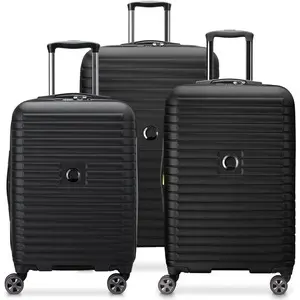 DELSEY PARIS Cruise 3.0 3 Piece Spinner Set Black