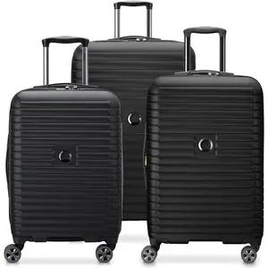 DELSEY PARIS Cruise 3.0 Hardside Expandable 3-piece Spinner Luggage Set - Black