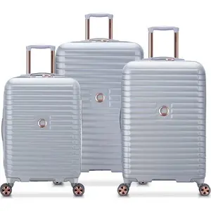 DELSEY PARIS Cruise 3.0 3 Piece Spinner Set - Platinum