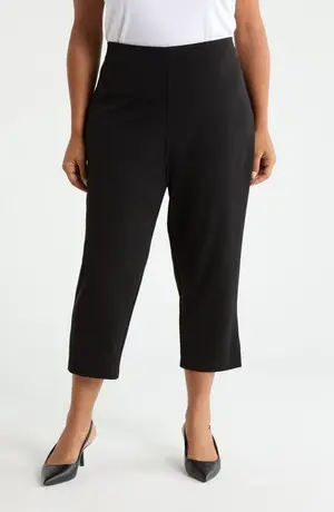 Alex Evenings Slim High Rise Crop Pants