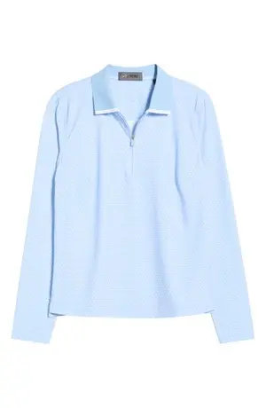 G/fore Geo 2 Silky Tech Long Sleeve Polo