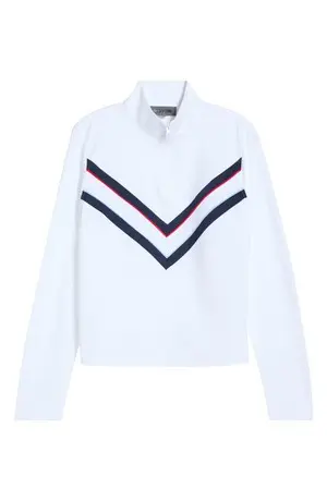 G/fore Chevron Long Sleeve Performance Polo