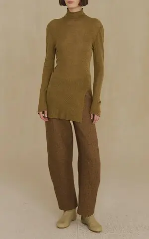 CORTANA Tiva Cotton-silk Jersey Top