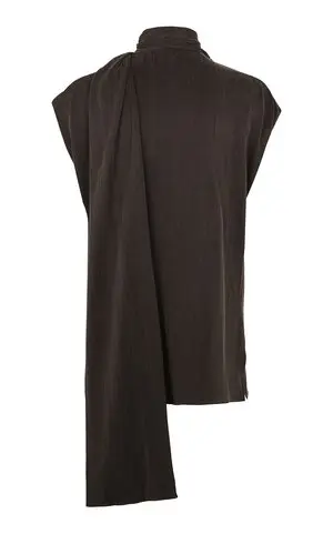 CORTANA Espera Cotton-blend Top
