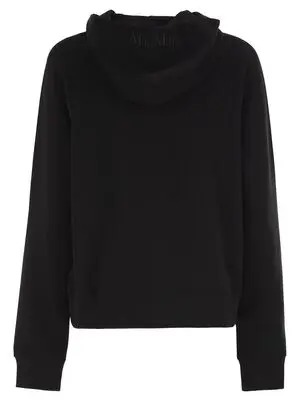 Max Mara Zip-up Hooded Jersey Sweatshirt