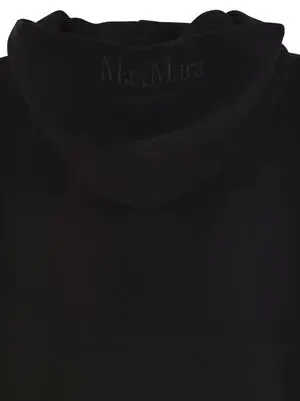 Max Mara Zip-up Hooded Jersey Sweatshirt