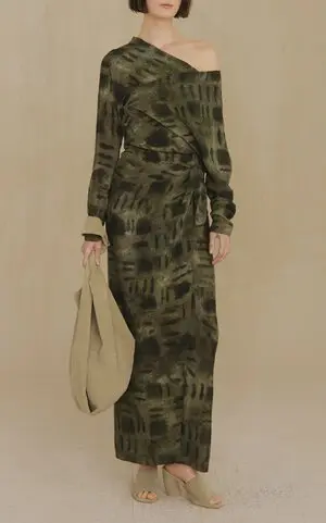 CORTANA Silk Pareo Skirt