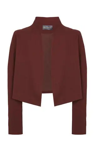 CORTANA Rodeo Linen-wool Jacket - Red