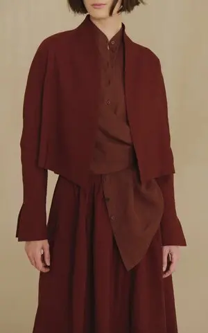 CORTANA Rodeo Linen-wool Jacket