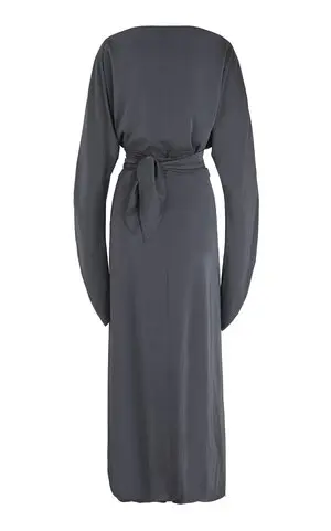 CORTANA Olvido Silk Crepe Maxi Dress