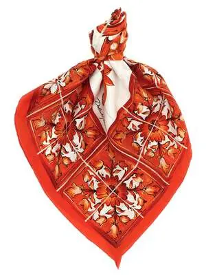 Dolce & Gabbana Maiolica' Scarf - Orange