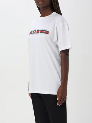 Gucci Cotton T-shirt With Graphic Logo