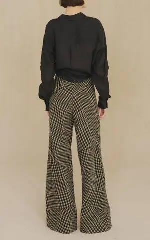 CORTANA Pausa Linen-wool Pants