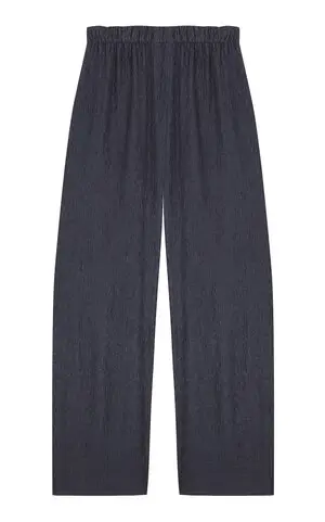 CORTANA Anhelo Silk Chiffon Wide Leg Pants