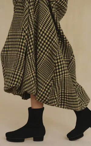 CORTANA Pausa Linen-wool Maxi Skirt