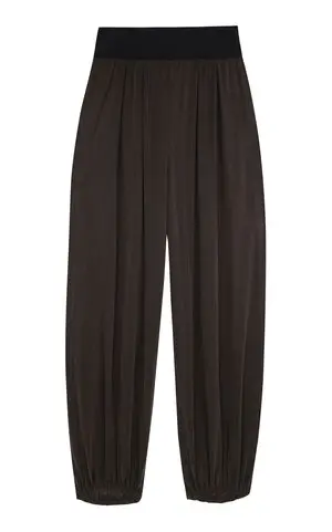 CORTANA Espera Cotton-blend Pants - Brown