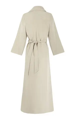 CORTANA Sofua Linen-silk Maxi Dress