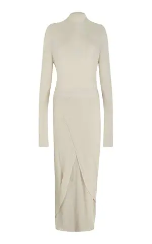 CORTANA Tiva Cotton-silk Maxi Dress - White