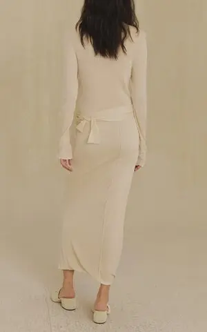 CORTANA Tiva Cotton-silk Maxi Dress