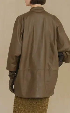 CORTANA Lira Leather Coat