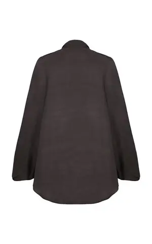 CORTANA Opalo Satin Jacket - Brown