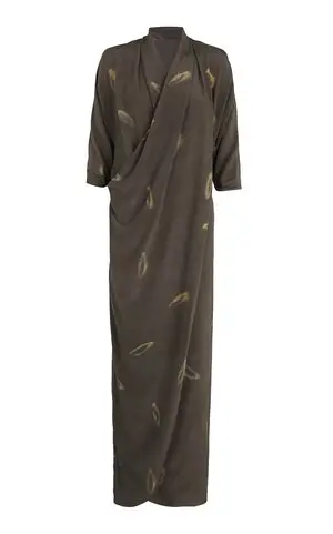 CORTANA Thea Silk Maxi Dress - Print