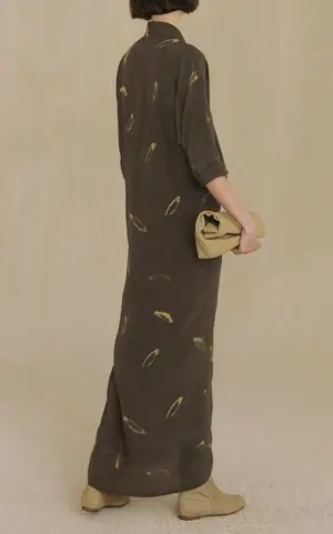 CORTANA Thea Silk Maxi Dress