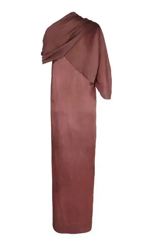 CORTANA Ocaso Satin Maxi Dress