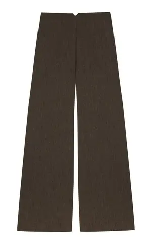 CORTANA Camino Wool-cashmere Wide Leg Pants