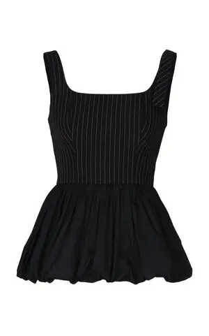 CHORUS Aveline Ballon Top - Black