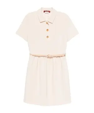 Max Mara Short-sleeved Dress - White