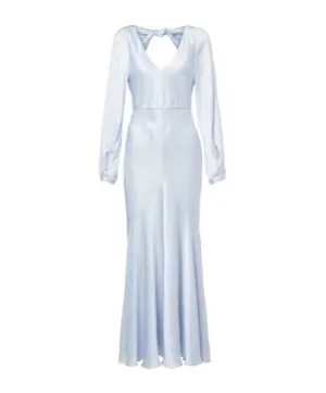 Gabriela Hearst Silk Satin Maxi Dress - White