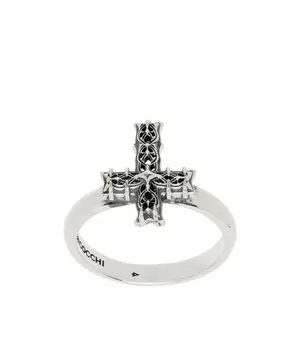 Emanuele Bicocchi Notre-dame Cross Ring - Silver