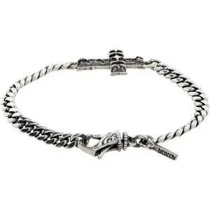 Emanuele Bicocchi Chain Notre-dame Cross Bracelet