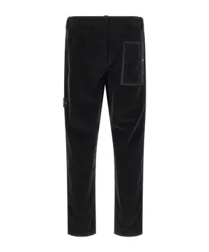 Stone Island Logo Patch Straight Leg Pants