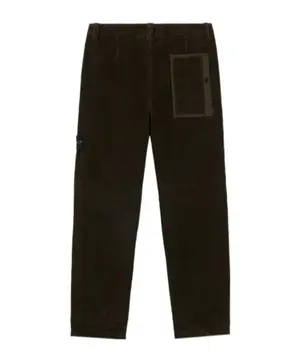 Stone Island Regular-fit Chino Trousers With Contrast Pocket