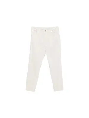 Brunello Cucinelli Corduroy Five-pocket Trousers - White